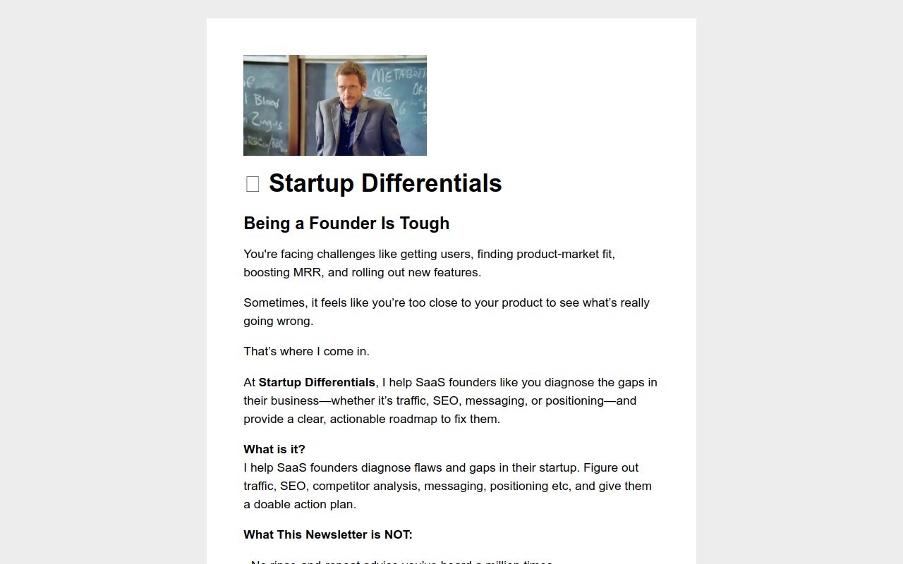 Startup Differentials